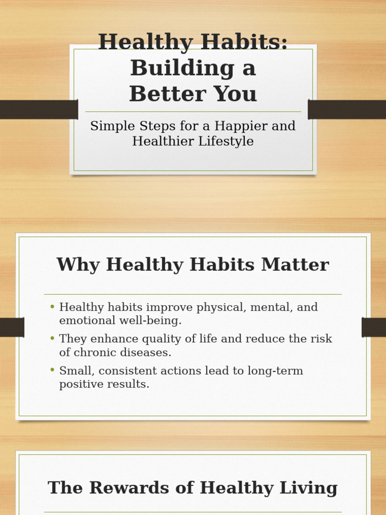 Healthy Habits | PDF