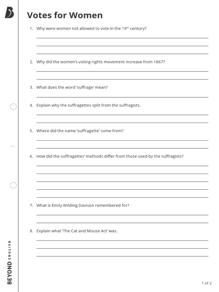 Angel Ewurabena FORSON - Vote For Women-Questions With Answer | PDF ...