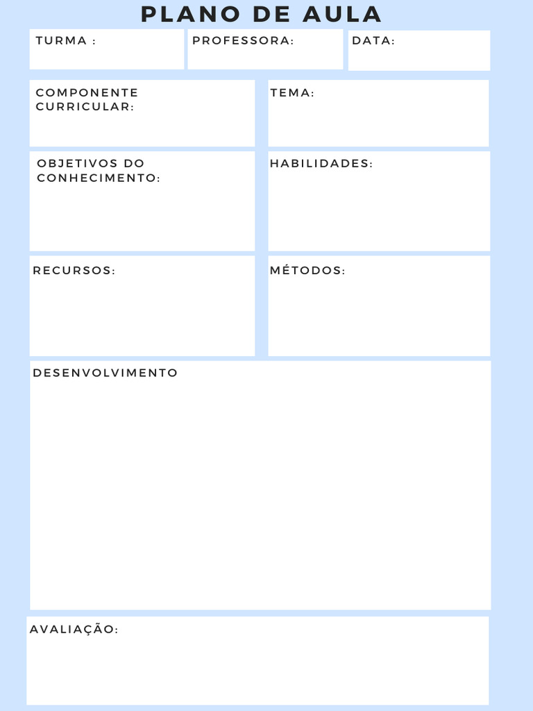Plano de Aula Fund. I 1 | PDF