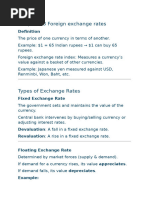 1.what Is An Exchange Rate | PDF | Exchange Rate | Free Trade