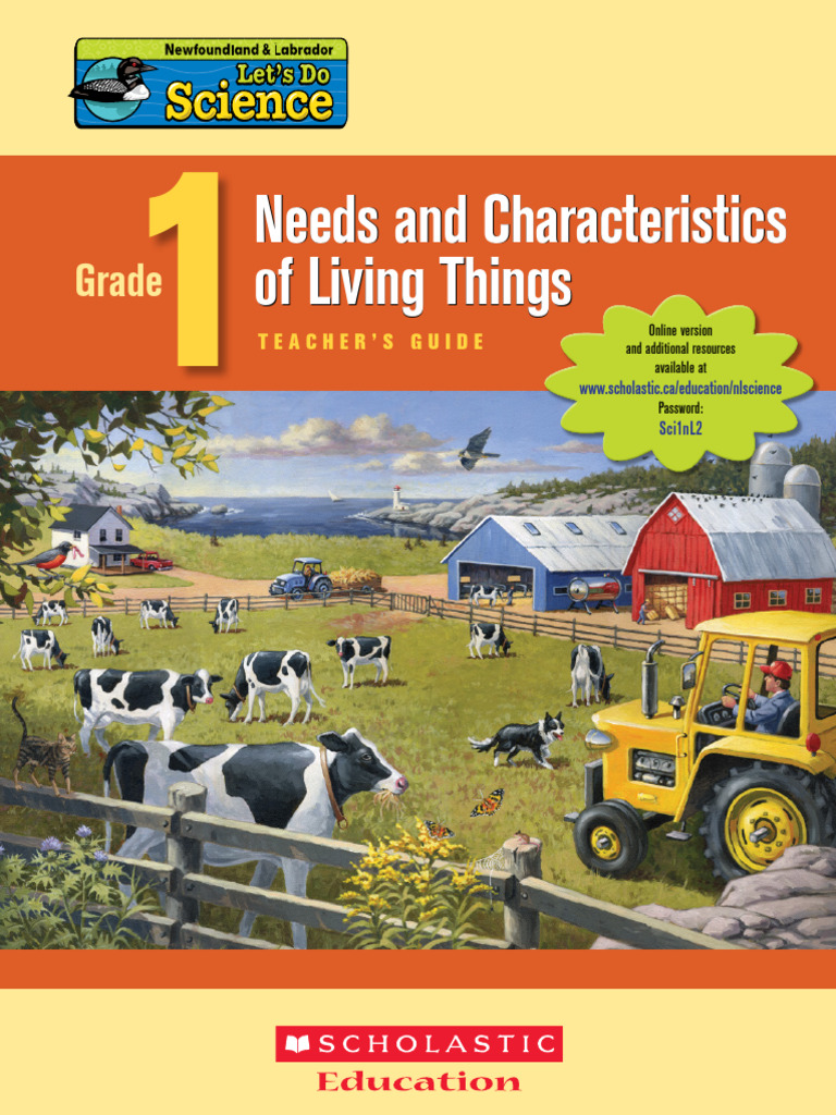 Needs Characteristics Living Things | PDF | Science | Life