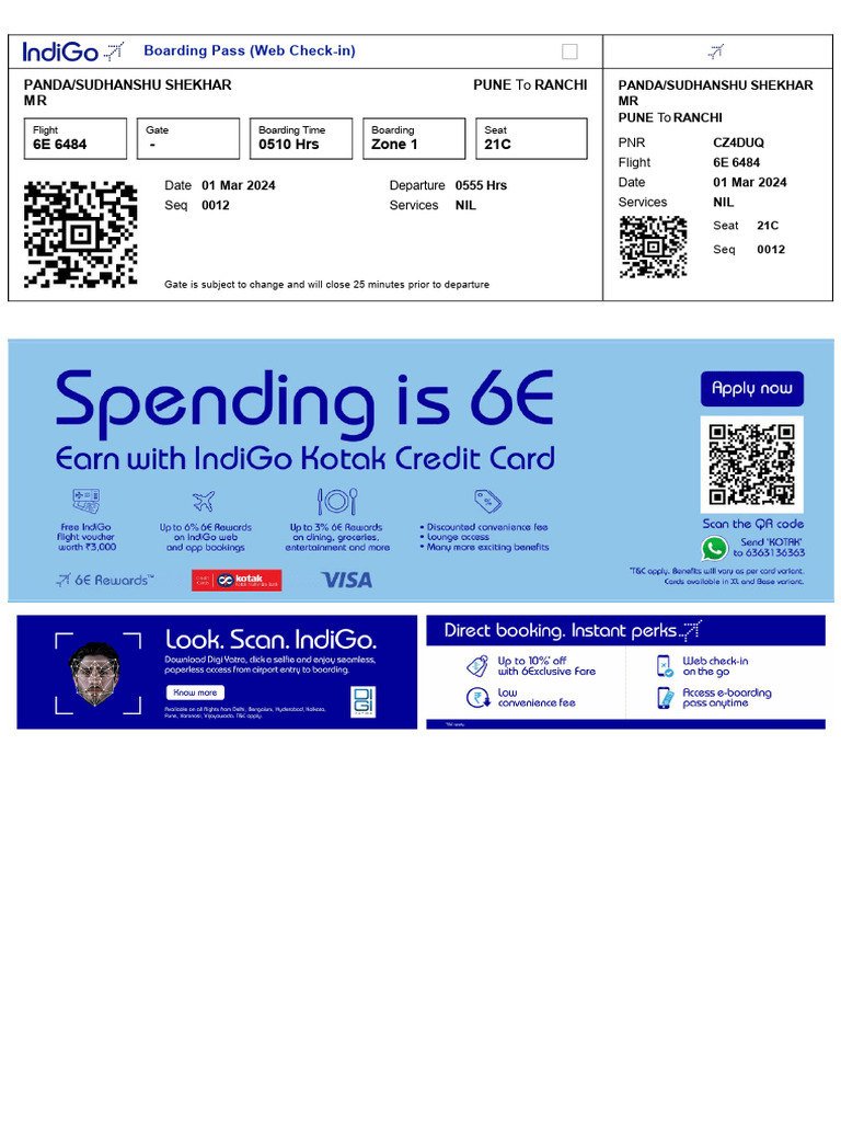 BoardingPass Journey14191847335922904 CZ4DUQ | PDF