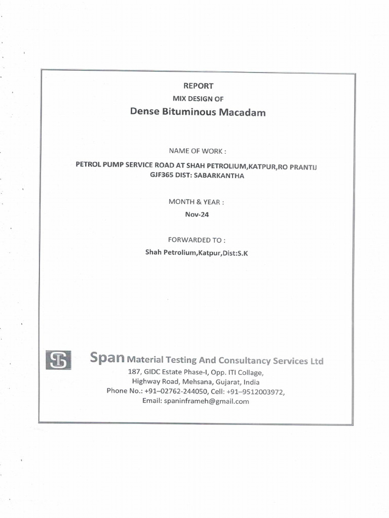 DBM Mix Design 171224 | PDF