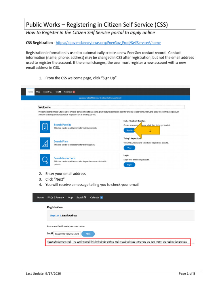 PW How To Register in CSS | PDF | Password | Internet