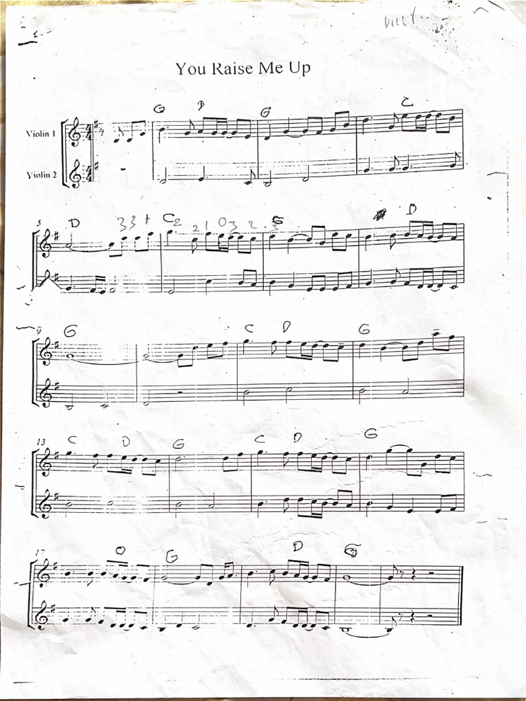 You Raise Me Up | PDF