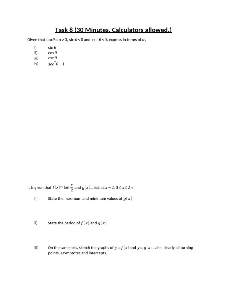 Trig GT2 | PDF