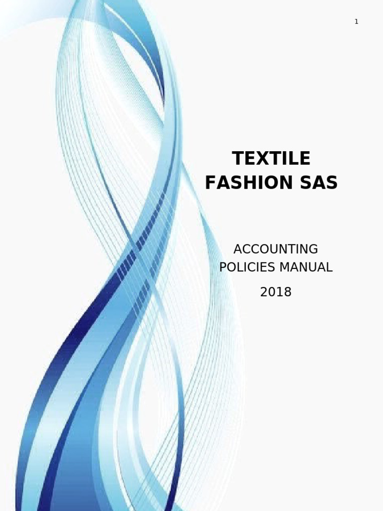 Accounting Policies Manual 2018 | PDF | Balance Sheet | Expense