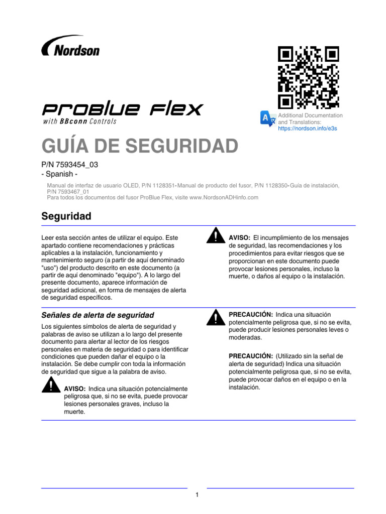 7593454_06 ProBlue Flex with BBConn Controls Safety Guide Spanish | PDF | Ingenieria Eléctrica ...