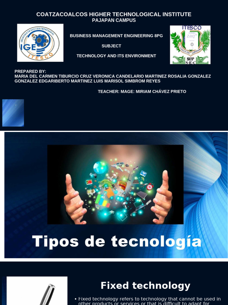 Types of technology | PDF | Procedural Knowledge | Knowledge