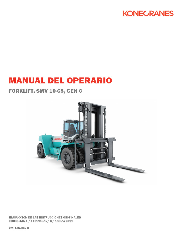 Manual de Operacion Konecranes | PDF | Máquina elevadora | Derechos de autor