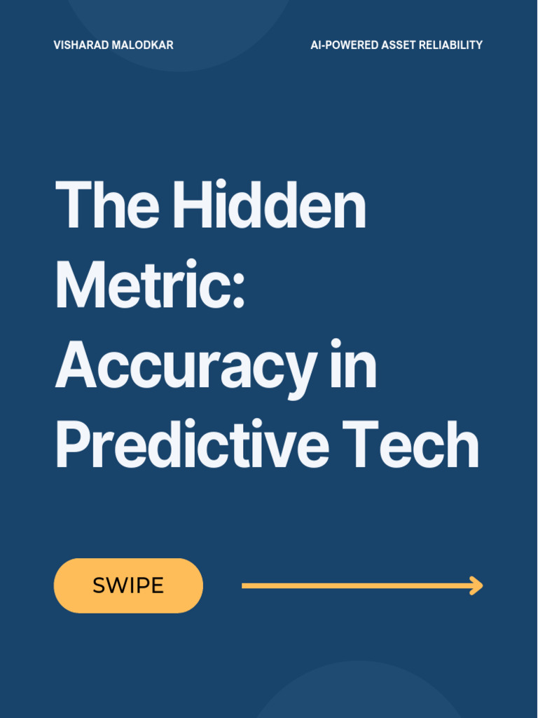Accuracy in Predictive Maintenance Technology 1737550935 | PDF | Accuracy And Precision ...
