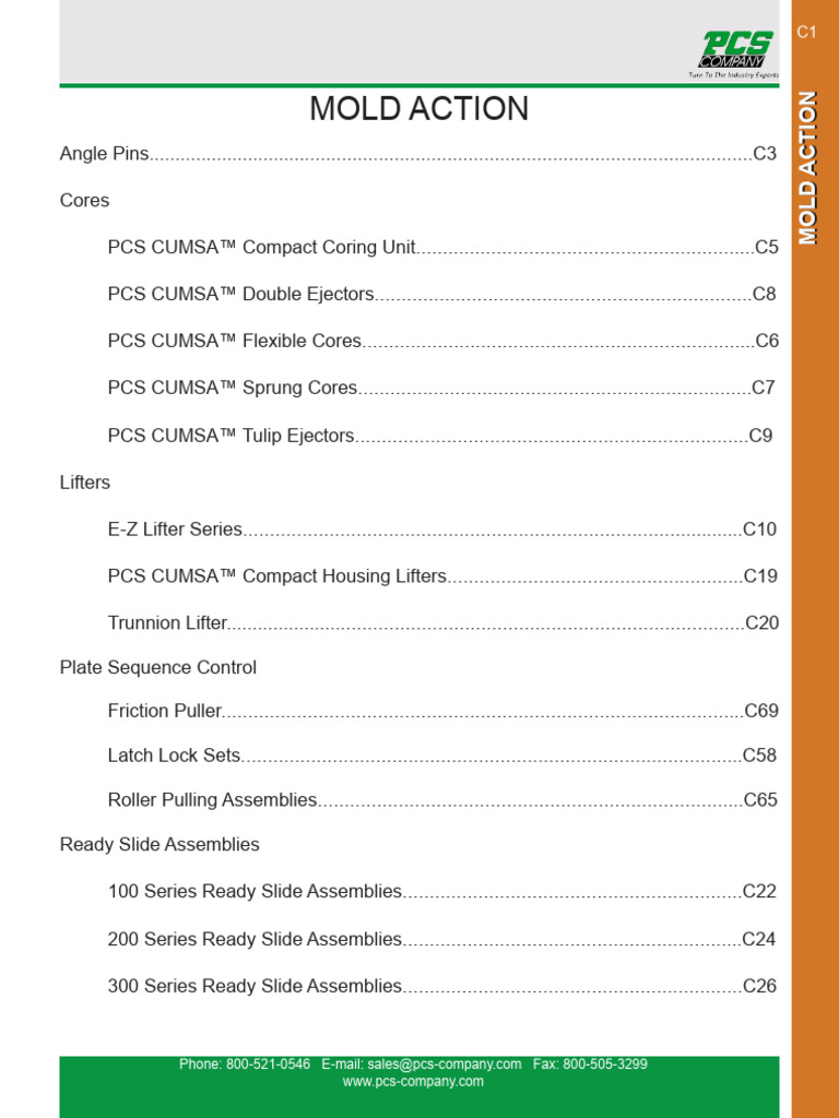 C Mold Action | PDF | Wear | Mechanical Engineering