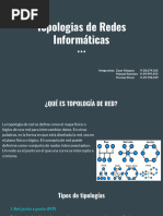 Tipos de Topologías | PDF | Topología de la red | Red de computadoras