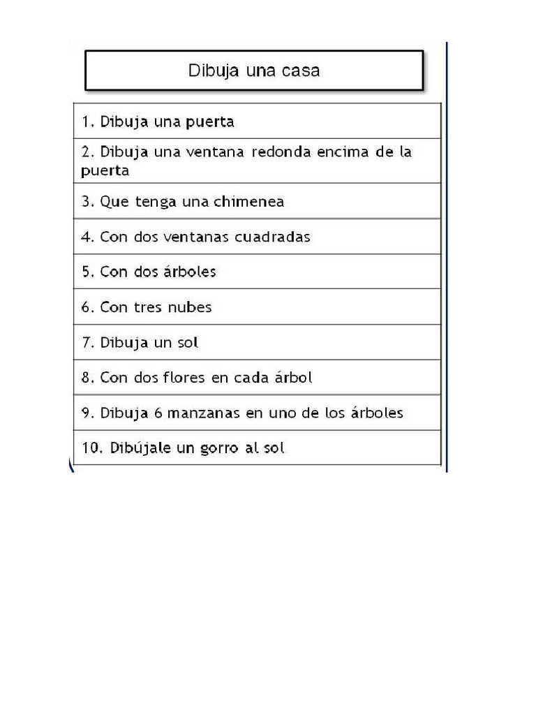 SEGUIMIENTO DE INSTRUCCIONES | PDF