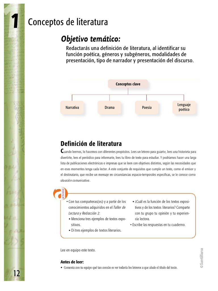 Definición y Funciones de la Literatura | PDF | Poesía | Escritura