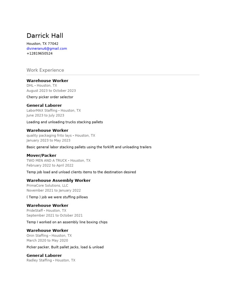 Darrick-Hall Resume 24 | PDF