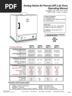 Blue-M Oven Instruction Manual | PDF | Power Supply
