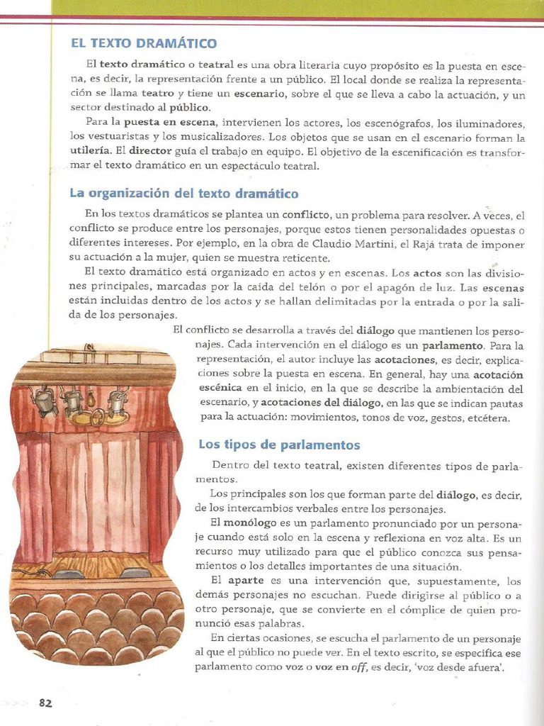 Texto Dramático. Teoría. | PDF