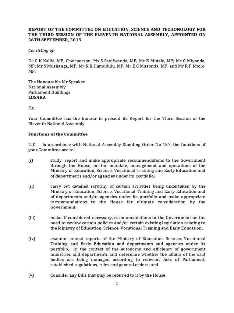 Report On Education 2014 | PDF | Schools | Teachers