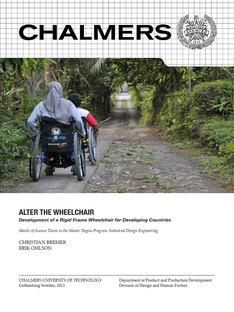 Alter the Wheelchair Development of a Ri-1 | PDF | Wheelchair | Disability