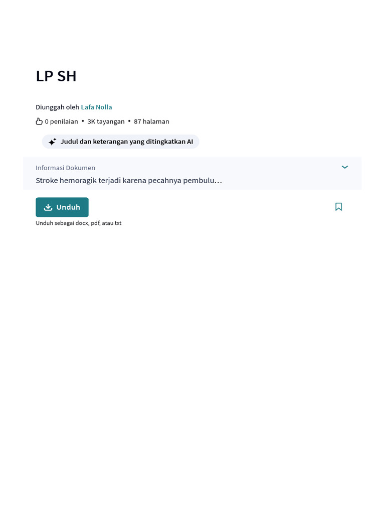 LP SH - PDF - Sains & Matematika | PDF