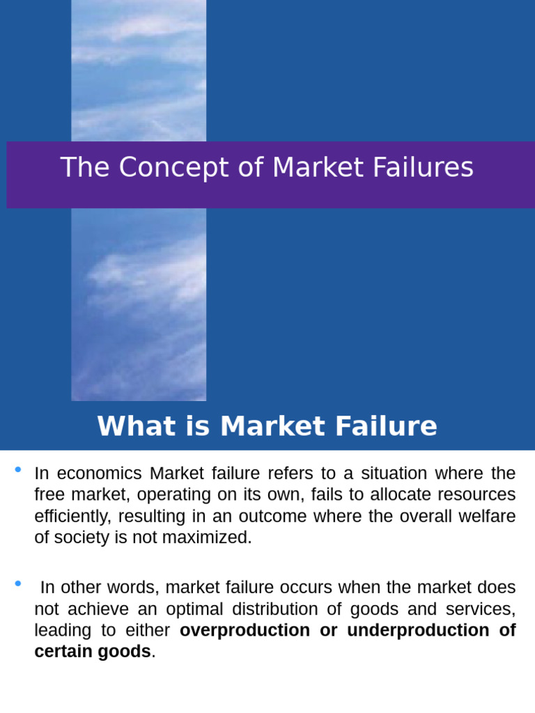 Understanding Market Failures in Economics | PDF | Externality | Market ...