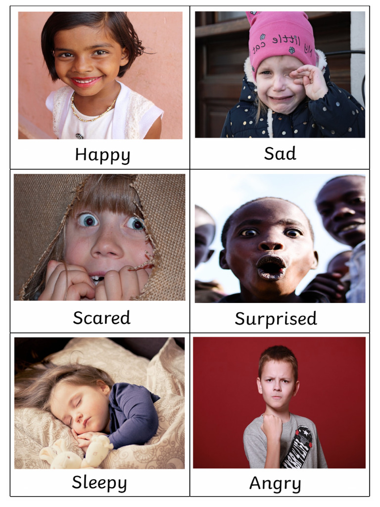 Emotions and Feelings Flashcards in English | PDF