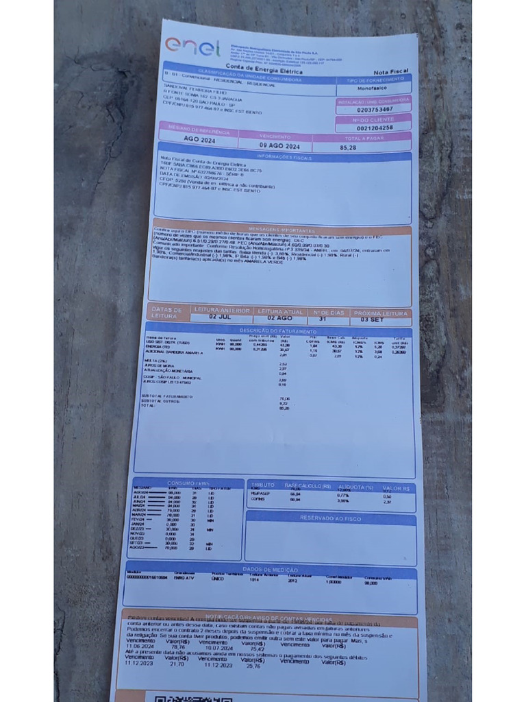 Comprovante de Residencia | PDF