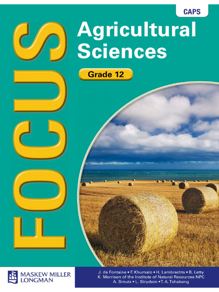 Focus Agricultural Science Grade 12 065210 230127 224456 | PDF ...