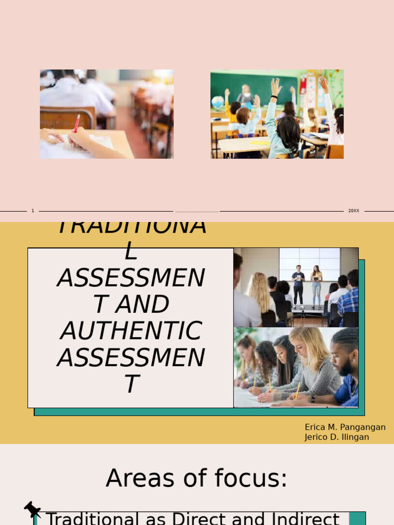 Traditional Assessment Erica P. | PDF | Educational Assessment ...