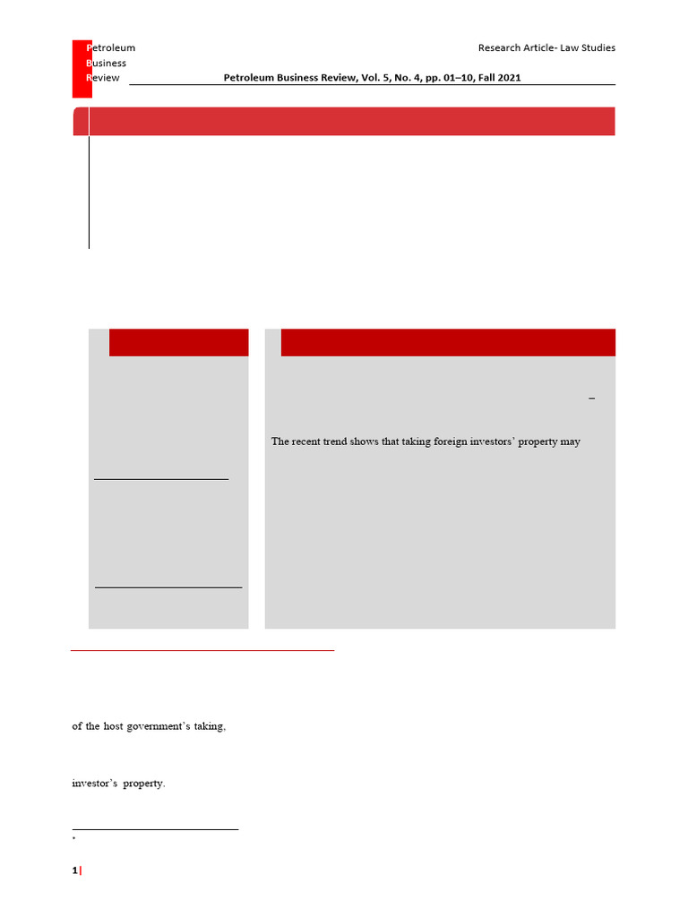 PBR Volume 5 Issue 4 Pages 1-10 | PDF | Eminent Domain | Investing