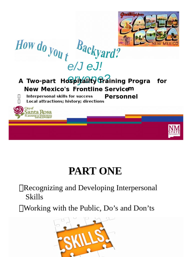 New Mexico Hospitality Training Guide | PDF | Sinkhole