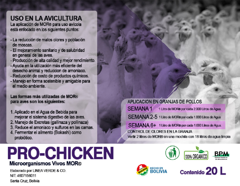 Etiqueta Pro-Chiken-1 | PDF