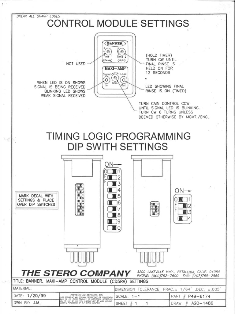 Final Rinse - Photoeye | PDF