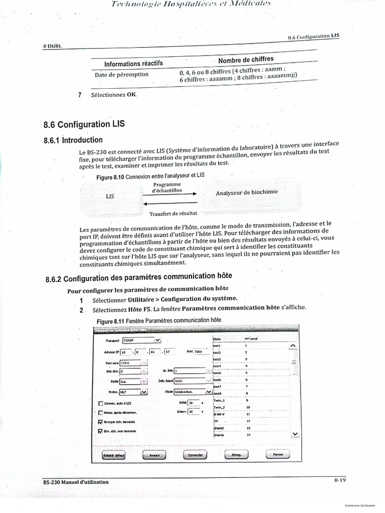 Communication Lys MINDRAY BS30 | PDF