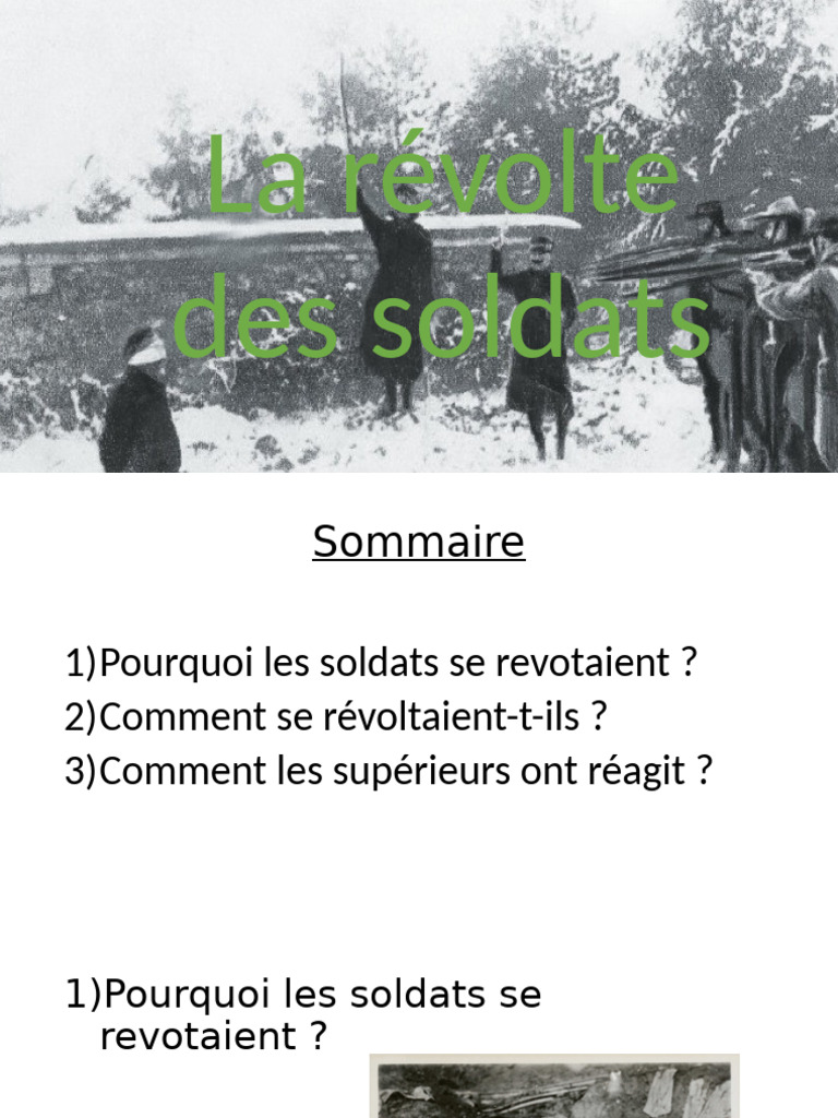 La Révolte Des Soldats | PDF