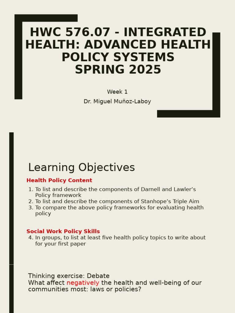 HWC 576 Week 1 202578978 | PDF | Medicaid | Health Care