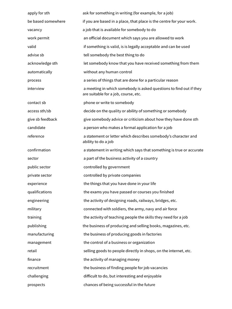 Job Application and Employment Terms Guide | PDF | Business