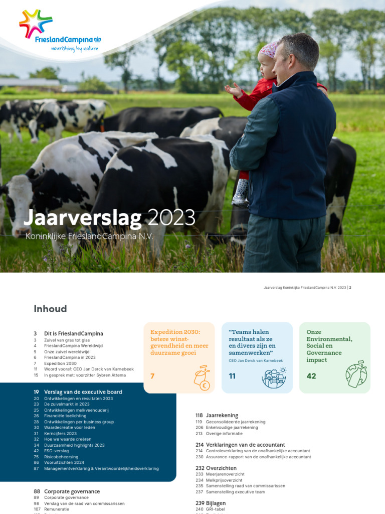 FrieslandCampina Jaarverslag 2023 | PDF