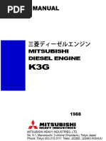Mitsubishi Engine K3a K3B K3C K3D K3e Service Manual | PDF | Diesel ...