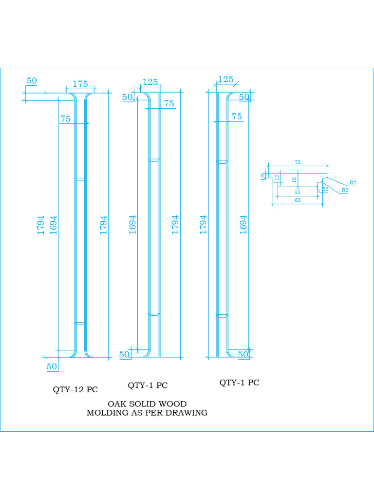 Solid Wood Molding | PDF