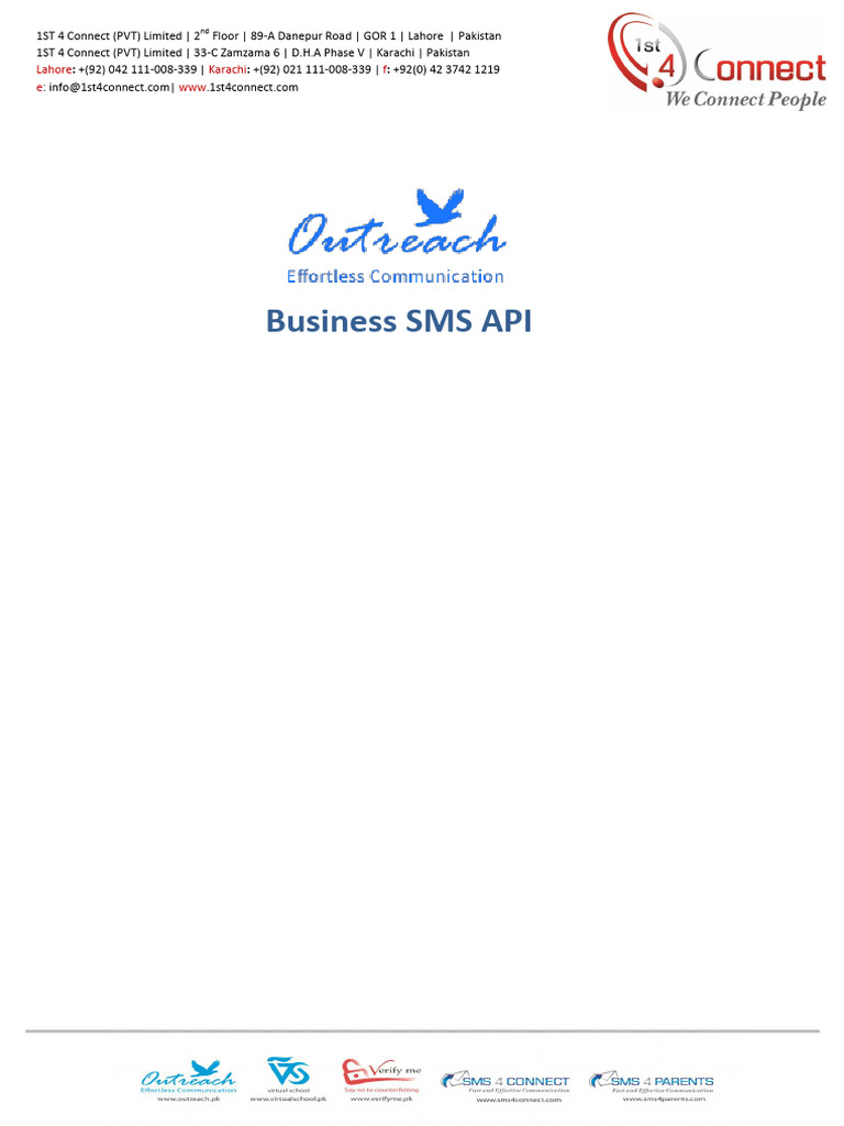 Outreach API Documentation | PDF | Xml | Software Development