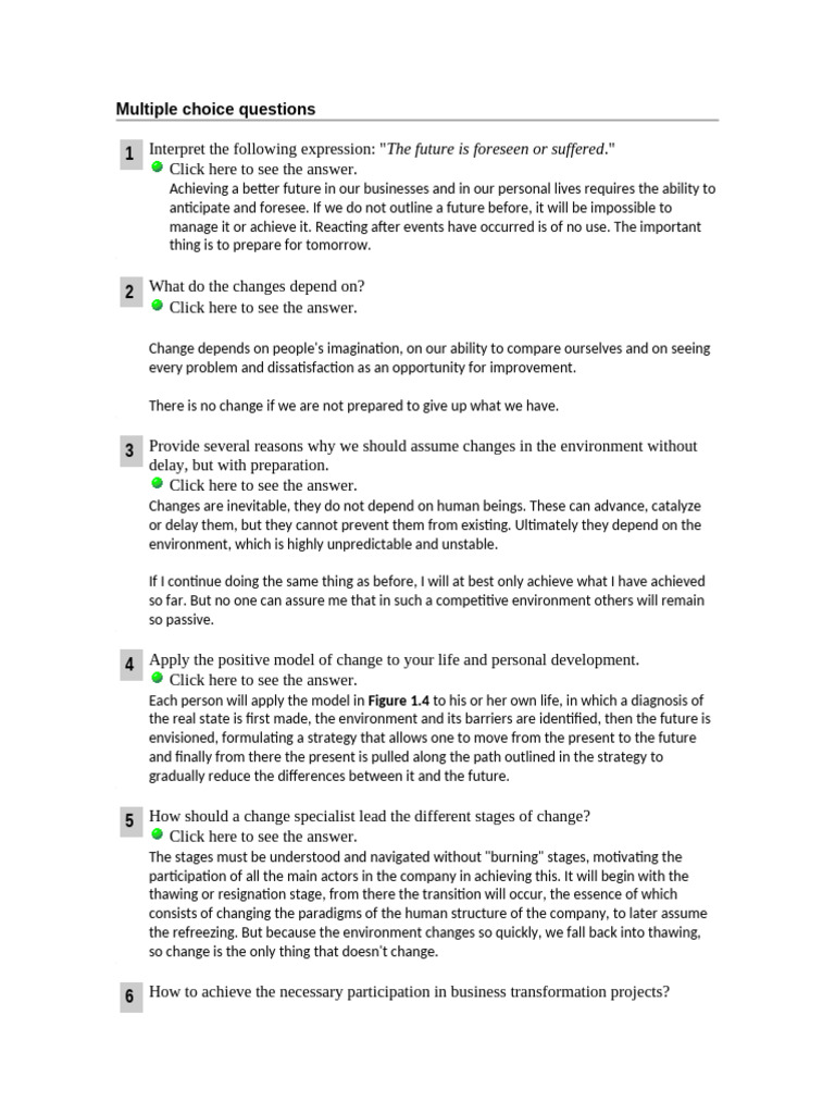 Strategies for Effective Change Management | PDF | Strategic Management ...