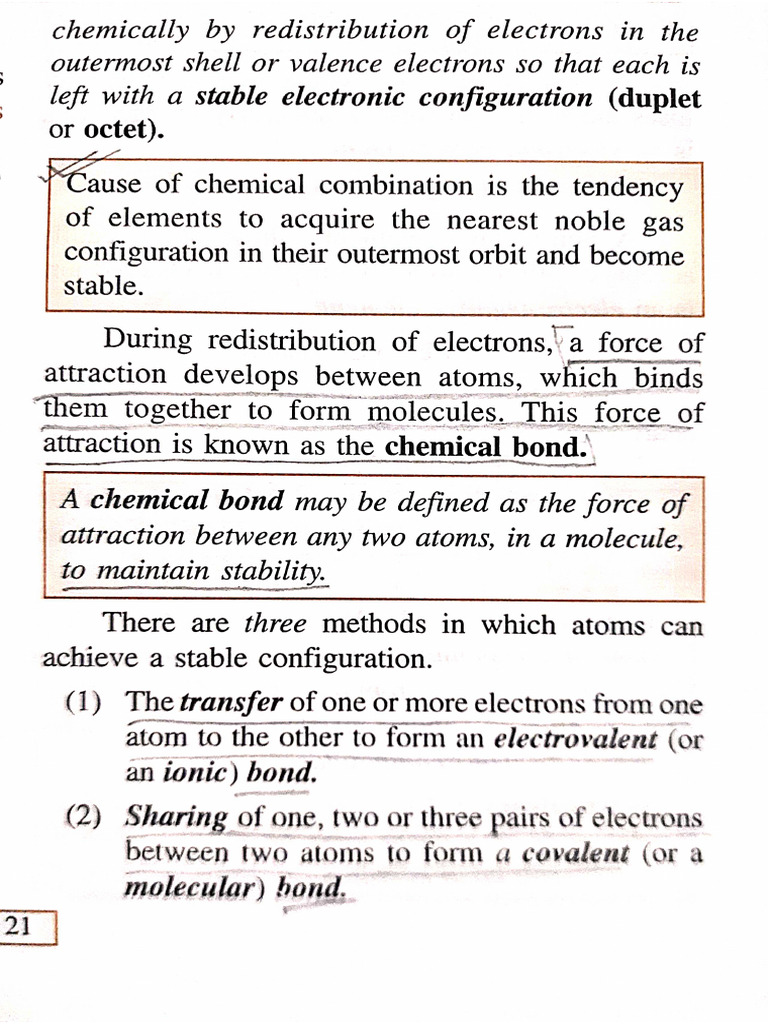 Chemical Bonding-Important Marking | PDF