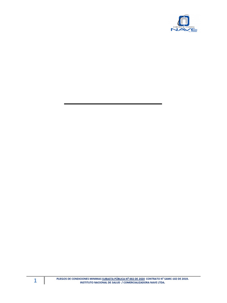 Pliego de Condiciones | PDF | Subasta | Oferta (economía)