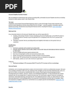Deloitte USI - A&A - RADC Analyst - JobDescription | PDF | Audit ...