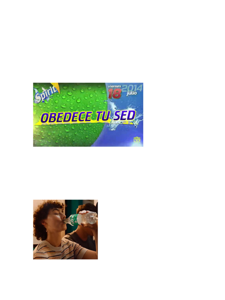 Análisis de Anuncios de Sprite: Lenguaje Efectivo | PDF | Las emociones ...