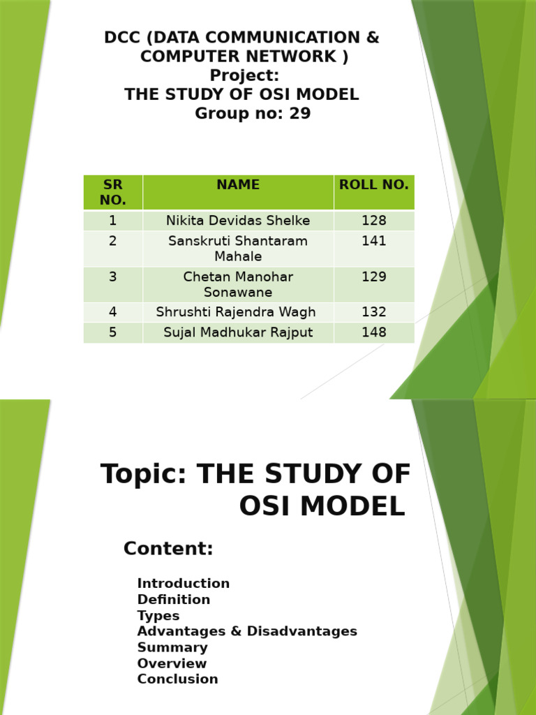 The Study of Osi Model | PDF | Osi Model | Computer Network