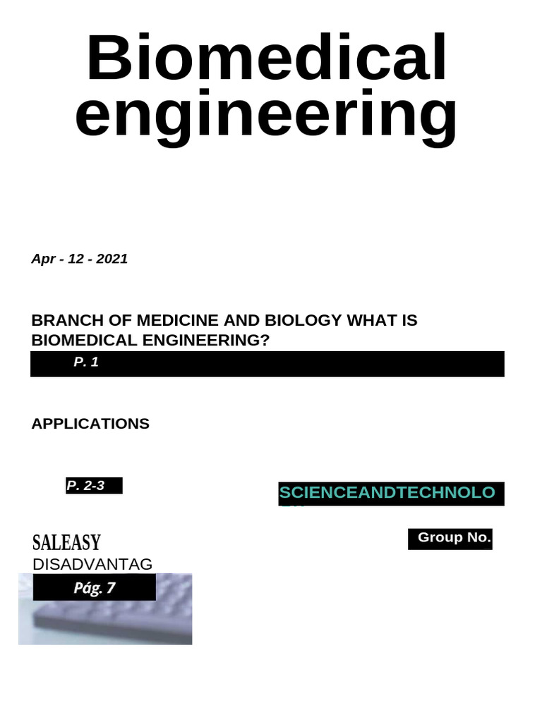 Portfolio - Biomedical Engineering | PDF | Biomedical Engineering ...