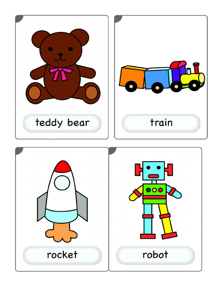 Toys Flashcards | PDF